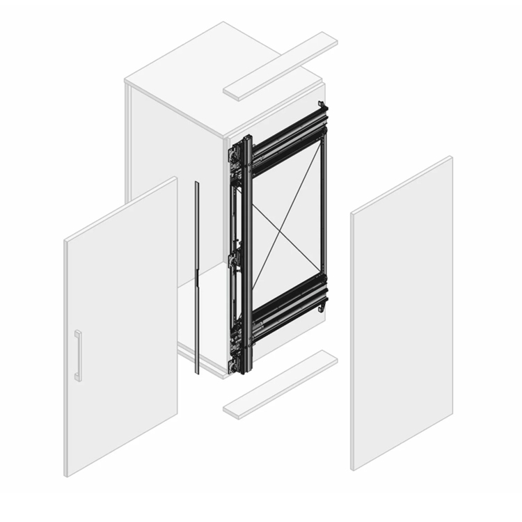 Concealx Pivot Door Kit For Single Doors Runners Uk
