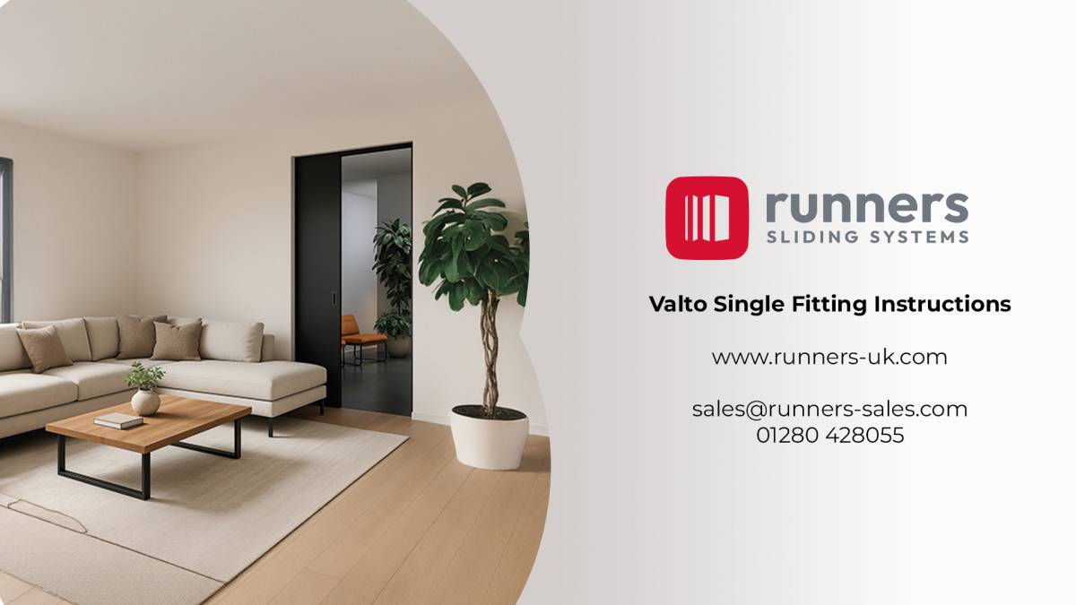 Valto Single Pocket Door System with Soft Close | Runners Sliding Systems